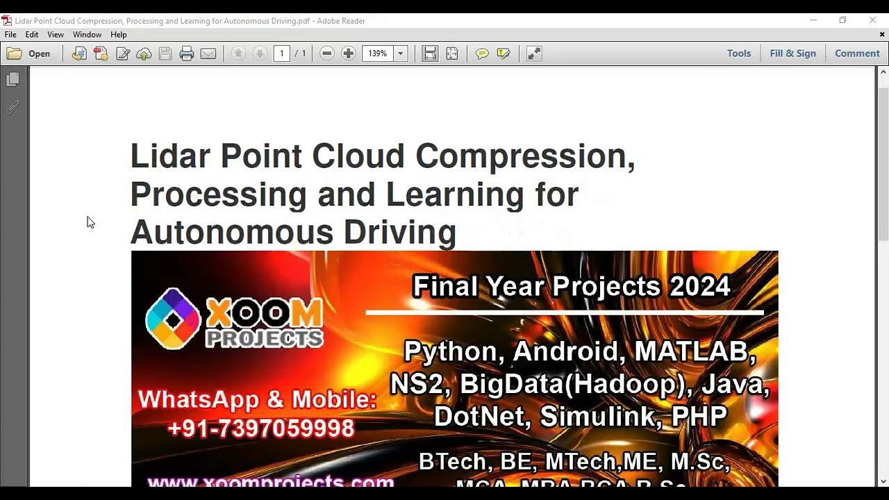 Lidar Point Cloud Compression, Processing and Learning for Autonomous Driving