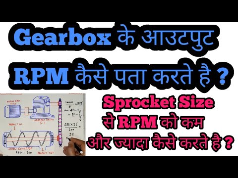 Gearbox Ratio Explained || Sprocket Size and Speed