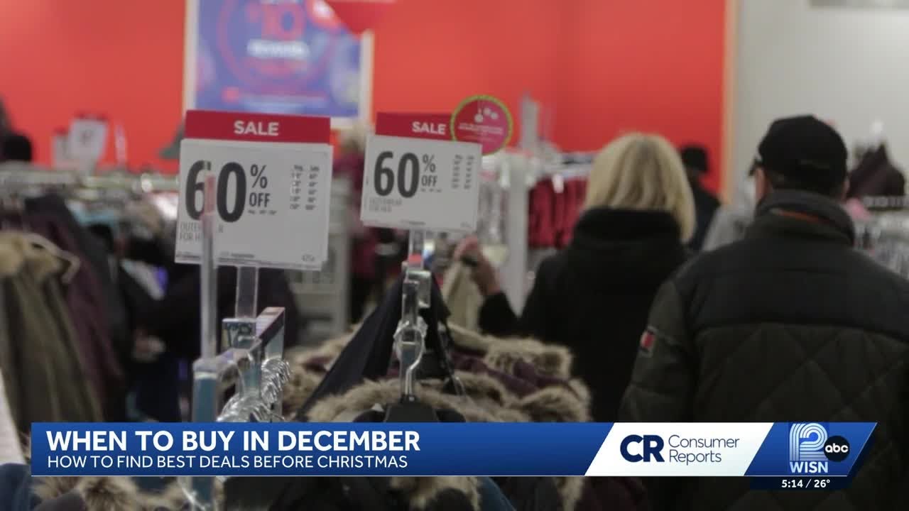 Consumer Reports: When to buy in December