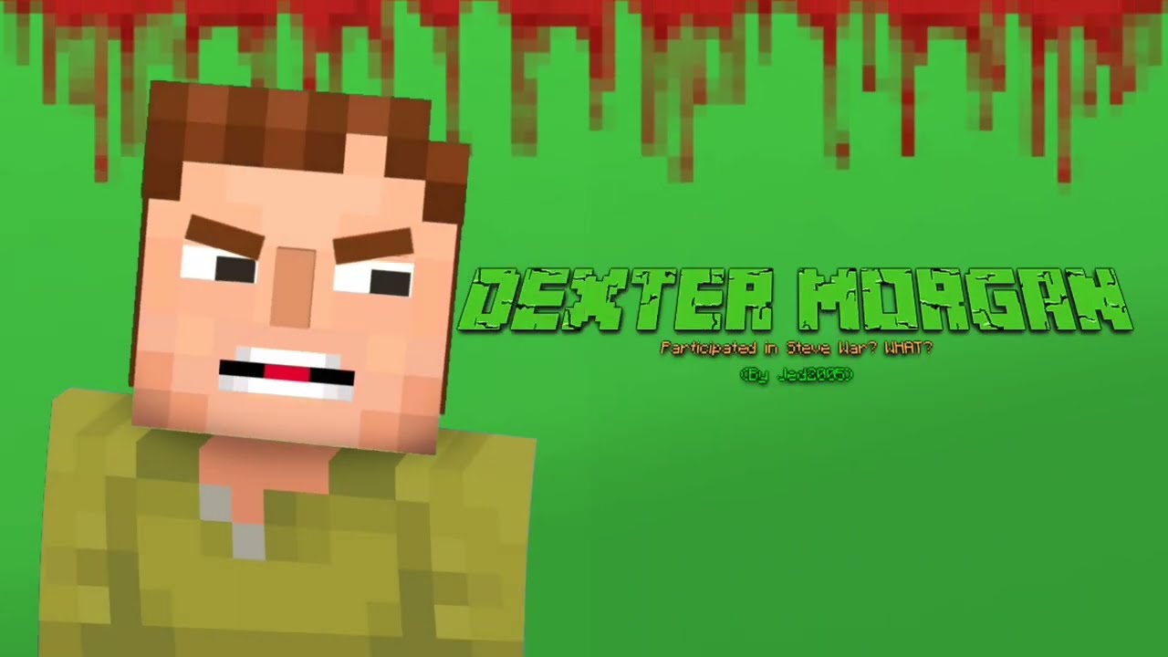 Dexter MCSM Comic Animation (Minecraft: Steve war)
