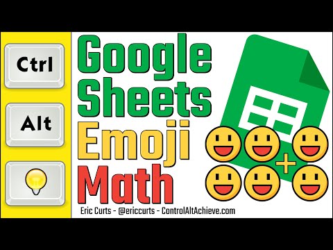 Google Sheets Emoji Math - Addition and Subtraction