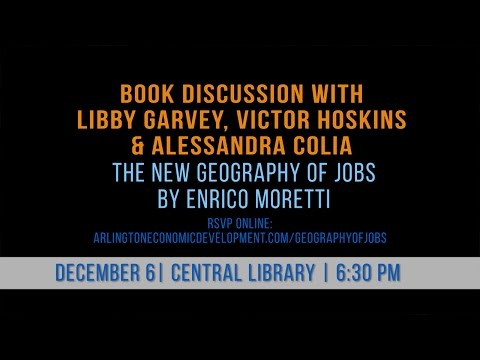 Book Discussion Promo: Geography of Jobs