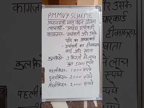 PMMVY scheme #pmmvy #viral #tranding #pmschemes #india #chandanmakania #youtube #youtubeshorts