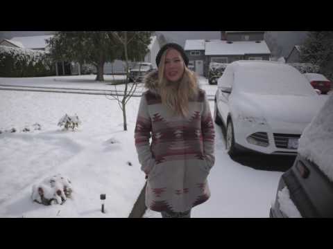 Creative snow tools in Victoria, BC...