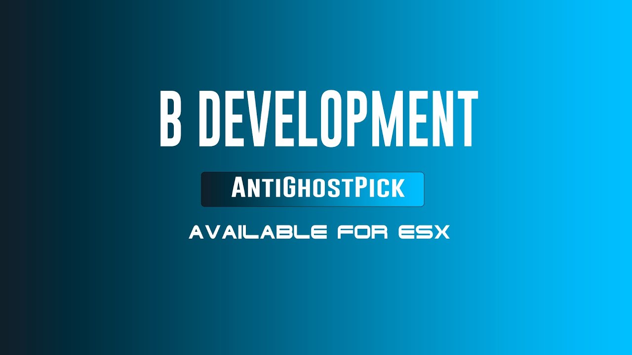 [ESX] - AntiGhostPick FiveM Script