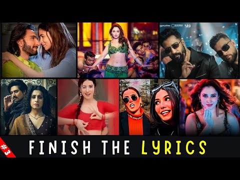 2024's HOTTEST Bollywood Hits Lyrics Challenge! | Finish The Lyrics Challenge