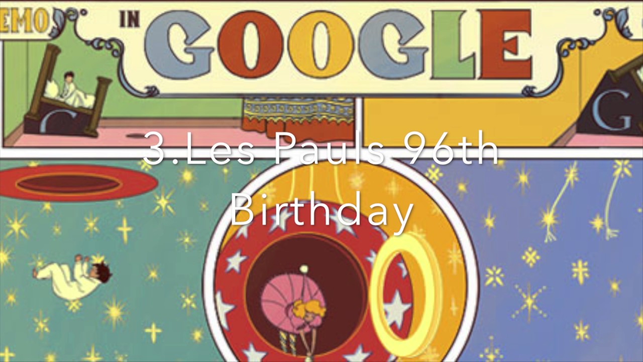 Top 5 best Google Doodles