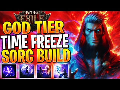 GOD TIER TIME FREEZE SORCERESS BUILD 0.2.0! Path of Exile 2 Sorc Build