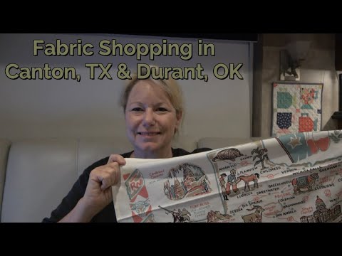 Fabric Shopping in Canton, Texas and Durant, Oklahoma NEW Moda Products!