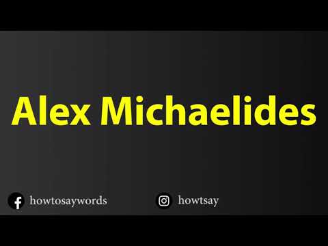How To Pronounce Alex Michaelides