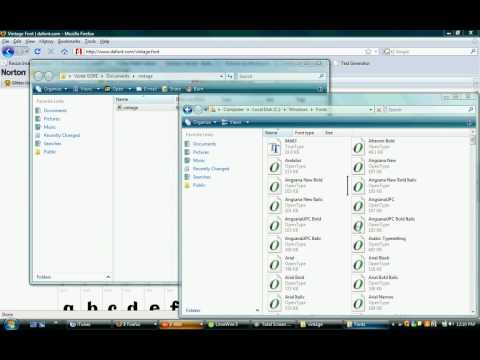 Tutorial On How To Download Fonts With HP