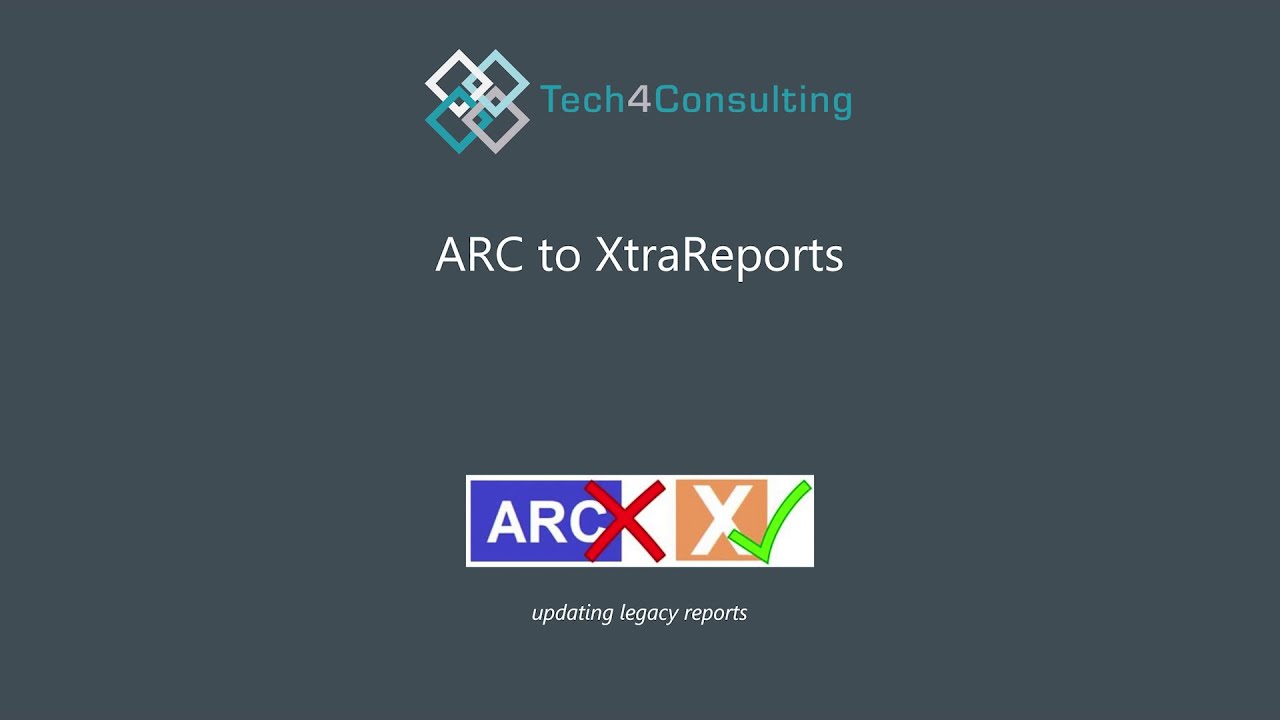 Unit4 ERP ReportEngine ARC migration to XtraReports