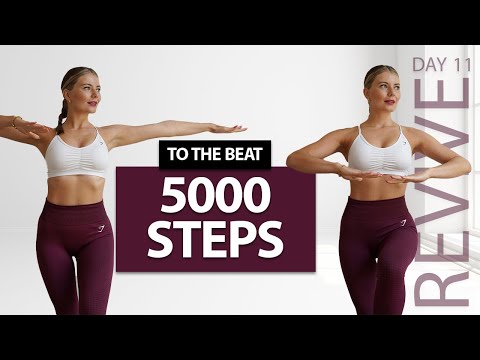 5000 STEPS WALKING WORKOUT AT HOME- No Repeat, No Jumping