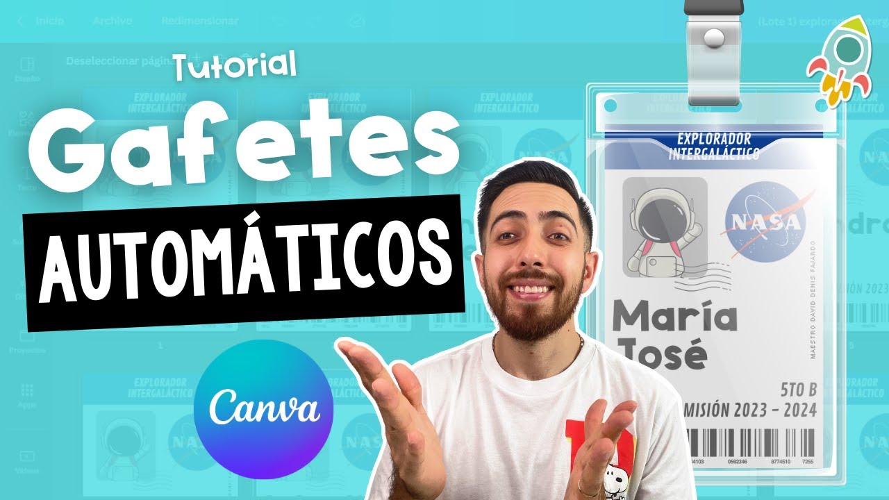 ¡Hazlo fácil!: Tutorial de Gafetes Automáticos para todos tus alumnos en minutos | Regreso a Clases