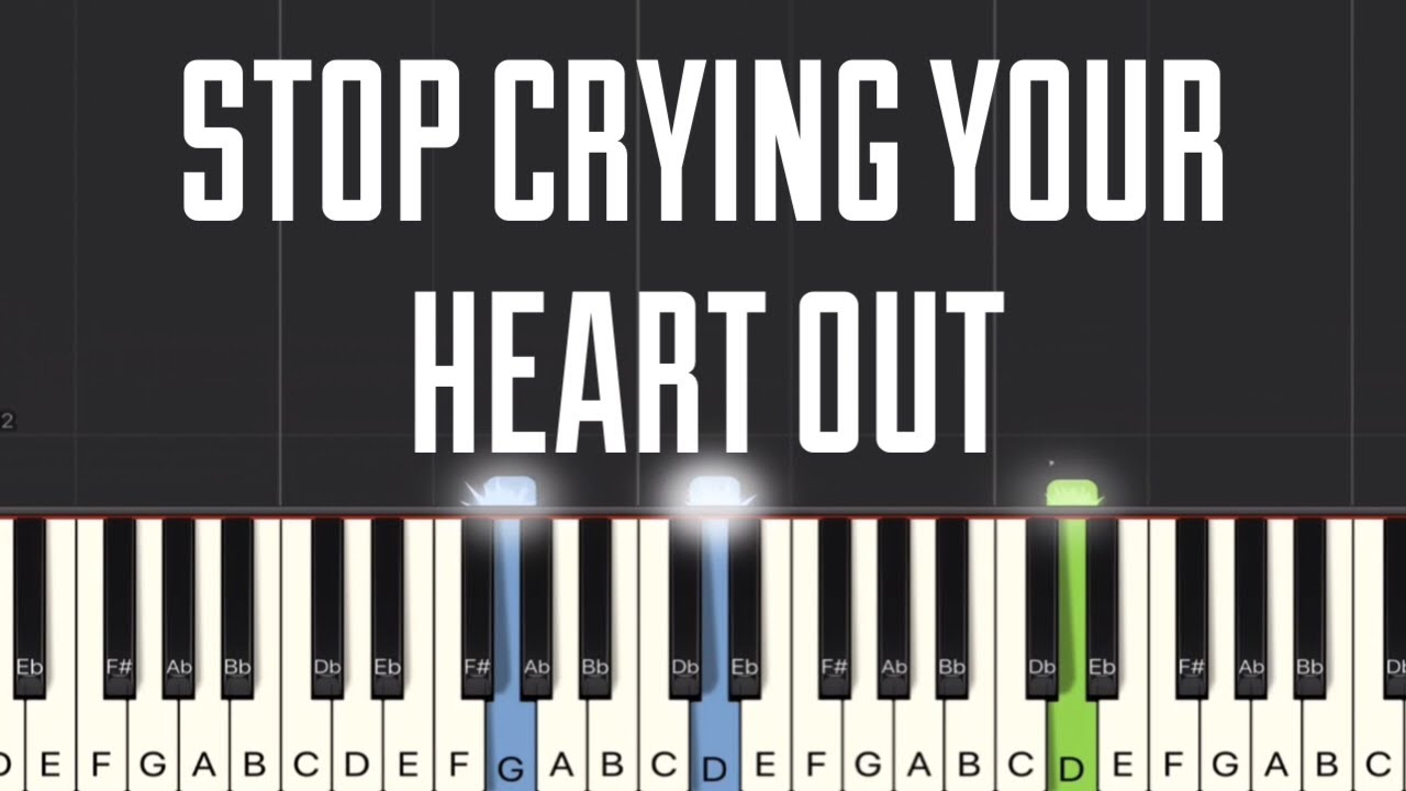 Oasis - Stop Crying Your Heart Out Piano Tutorial | Medium