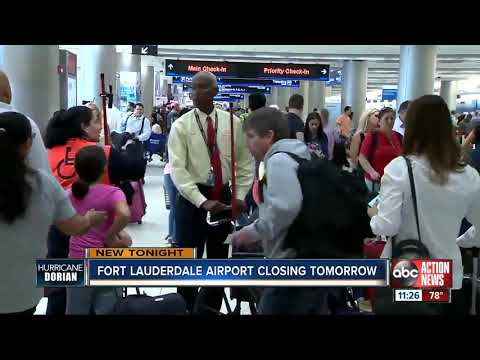 Fort Lauderdale airport closing Monday