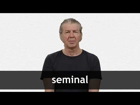 How to pronounce SEMINAL in American English