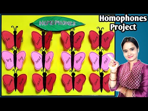 Homophones Model | How To Make Homophones TLM | English TLM |