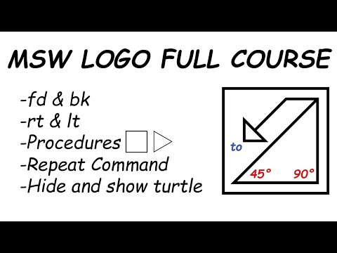 MSW LOGO all commands for beginners