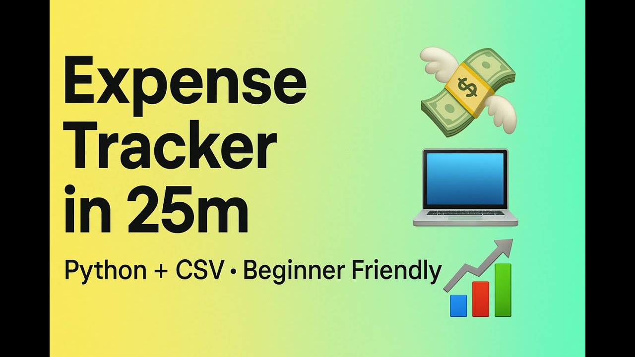 Python Mini Project: Build a Personal Expense Tracker in 25 Minutes