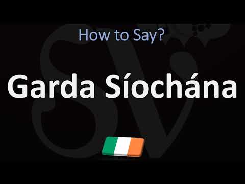 How to Pronounce Garda Síochána? (IRISH)