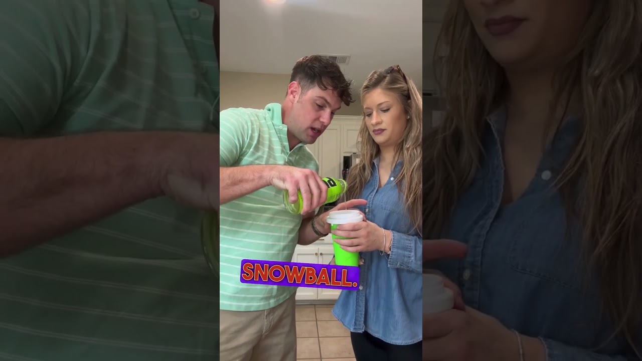 Did I just make PRIME BETTER? 😋🥶 #shorts #zreal #primehydration #slushy #funnyshorts #funnycouple