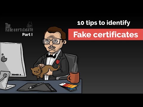 10 tips to identify counterfeit certificates