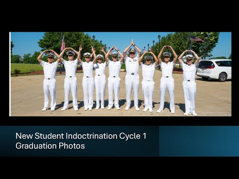 Navy Officer New Student Indoctrination Cycle 1 Graduation Photos
