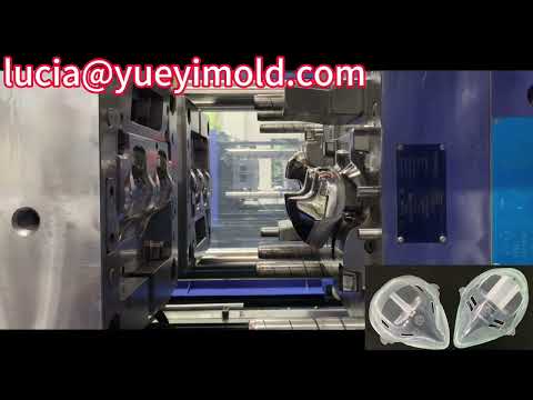 two shot oxygen face mask mold – china quality 2k molds maker