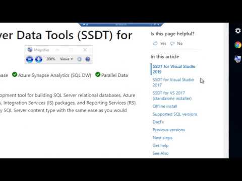Visual Studio 2019 + SQL Server Data Tools - Installation.