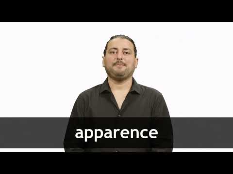 English Translation of “APPARENCE” | Collins French-English Dictionary