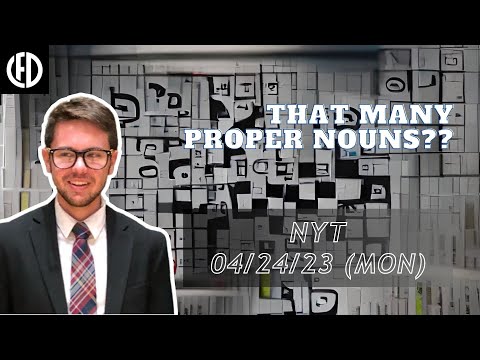 Who Are All of These People? || NYT Crossword 04/24/23 (Monday)