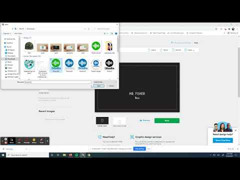 VistaPrint Making a card with your custom logo