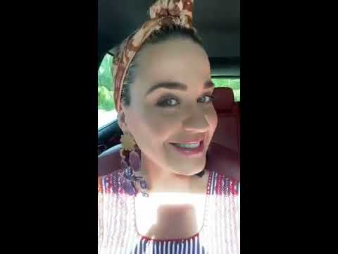 Katy Perry's live streaming on Facebook on April 26, 2020