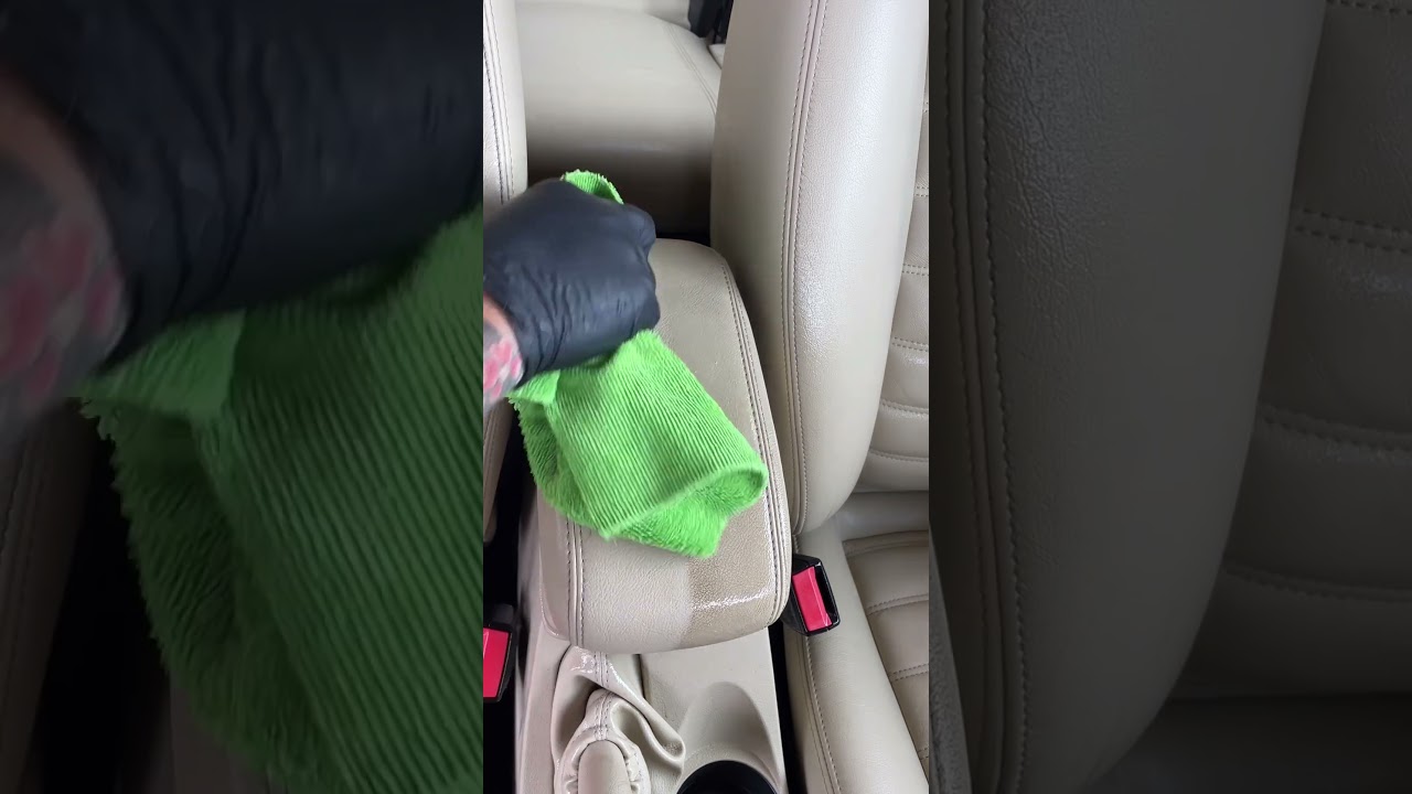 The BEST Leather Cleaner FACT… #shorts #asmr #detailing