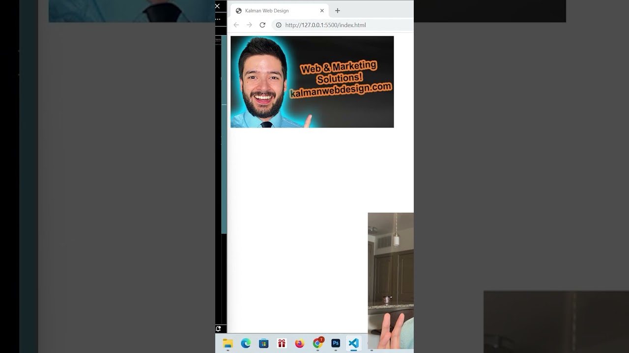How to Center an Image With Html & CSS! The EASIEST & FASTEST Way!
