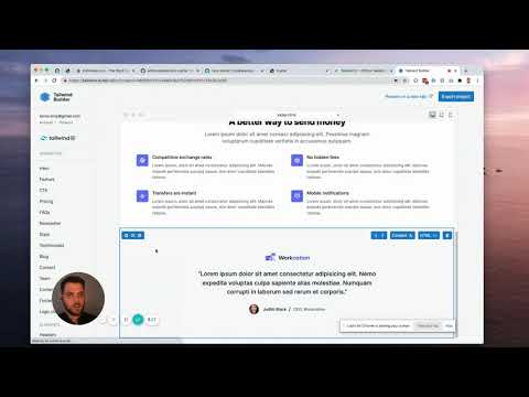 Building a beautiful website in 10 minutes with Editmode, Tailwind, and Github Codespaces