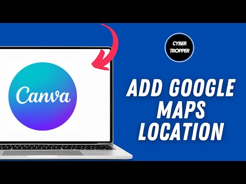 How To Add Google Maps Location in Canva (Step By Step)