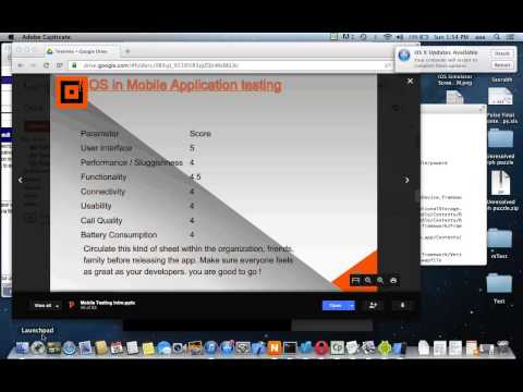 Mean Opinion Score in Mobile Testing