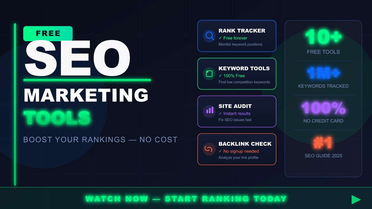 10+ Free SEO Marketing Tools That Actually Work in 2026
