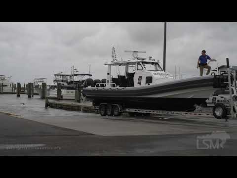 6-18-2021 Biloxi, MS Tropical Storm Warning- Threat of Tropical Storm clears out beaches-prep- Drone