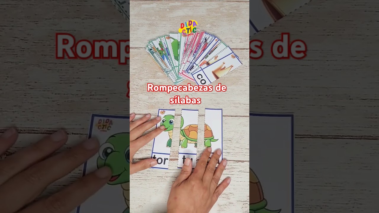comemos palabras con sílabas y rompecabezas! disponible en mi web para imprimir