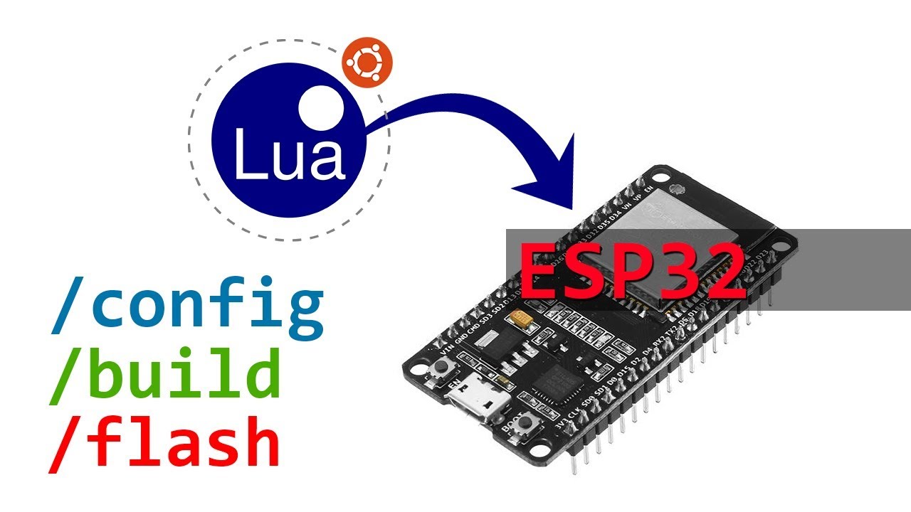 Lua on the ESP32 - Config, Build and Flash the Firmware