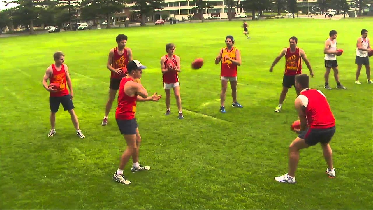 AFL COACHING DRILL #7 - Quickhands 7