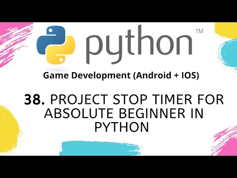PROJECT STOP TIMER for Absolute Beginner in Python