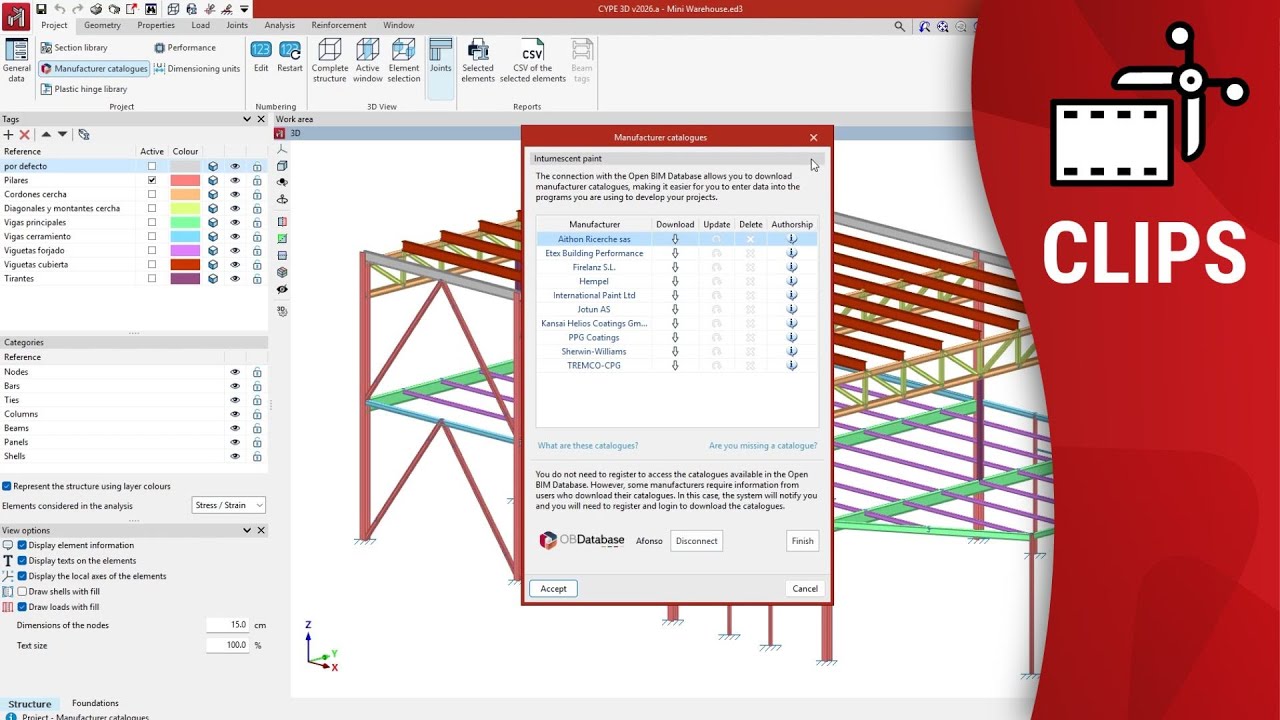 New user interface for CYPE 3D
