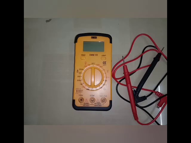 Digital Multimeter and Clampmeter - Meco DMM 63 Digital Multimeter ...