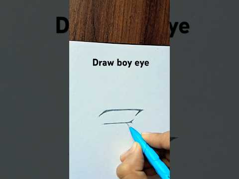 Anime boy eye sketch #anime #art #eyes #boy