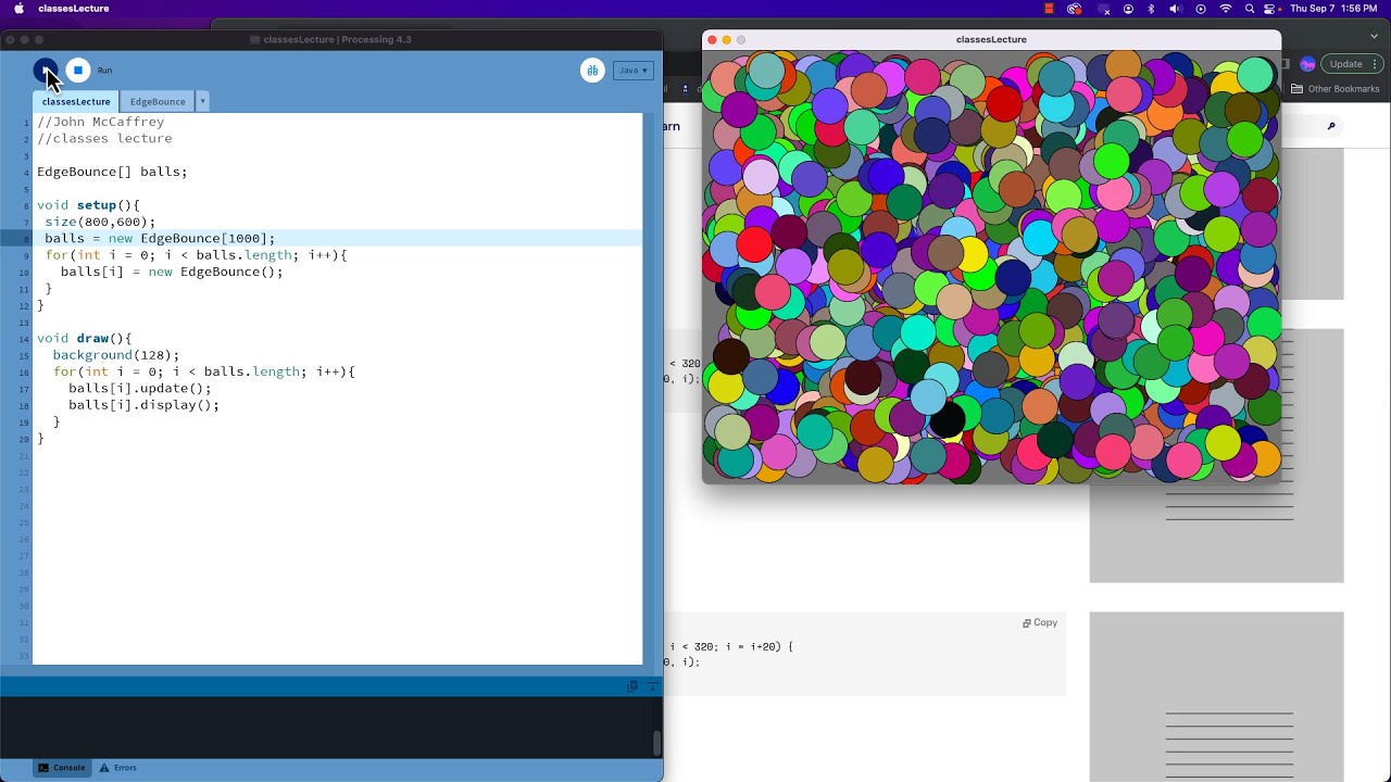 Getting Started with Classes in Processing