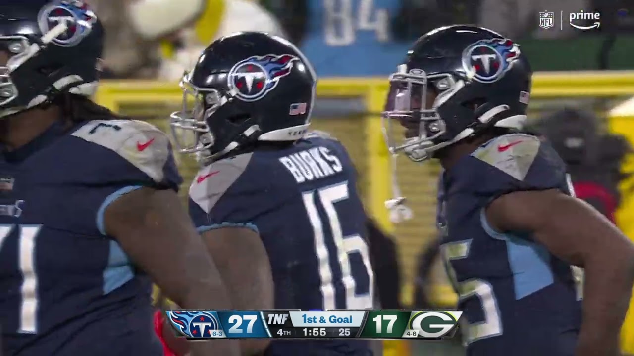 Titans stop Packers a final time & close out win in Lambeau